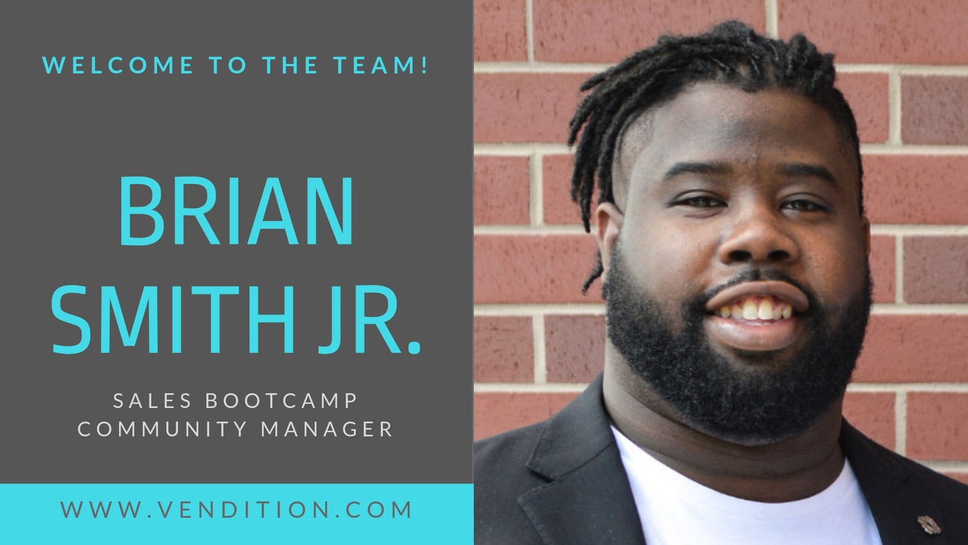 Vendition Hires Brian Smith Jr. To Run Sales Bootcamp™ | Sales Bootcamp